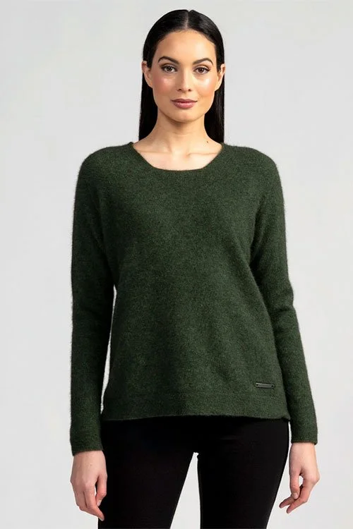 Merinomink™ Relaxed Sweater — Merino Wool and Possum Fur (Sty. 1803 ...