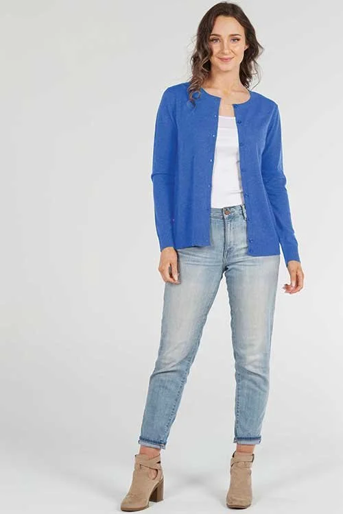 Bridge & Lord Crew Cardigan (Merino wool 95%, Cashmere 5%) BL4657 | The ...