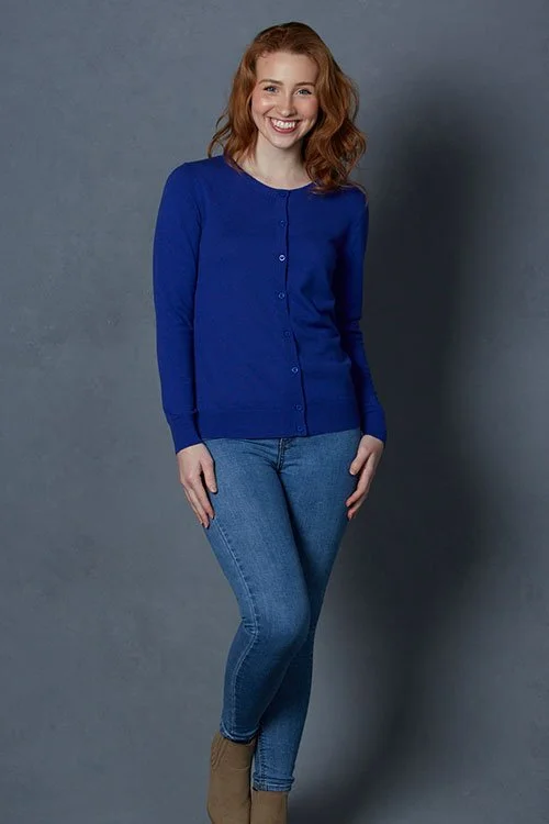 Bridge & Lord Crew Cardigan (Merino wool 95%, Cashmere 5%) BL4657 | The ...