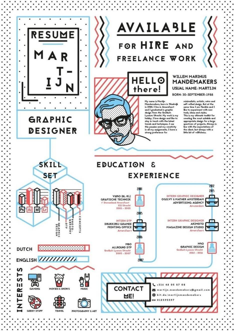 21 Inspiring Examples of Creative CVs