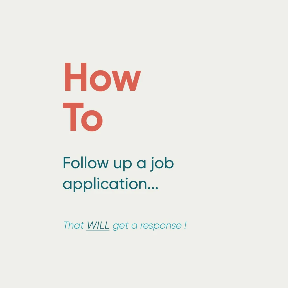 How To Follow Up A Job Application {That WILL Get a Response}