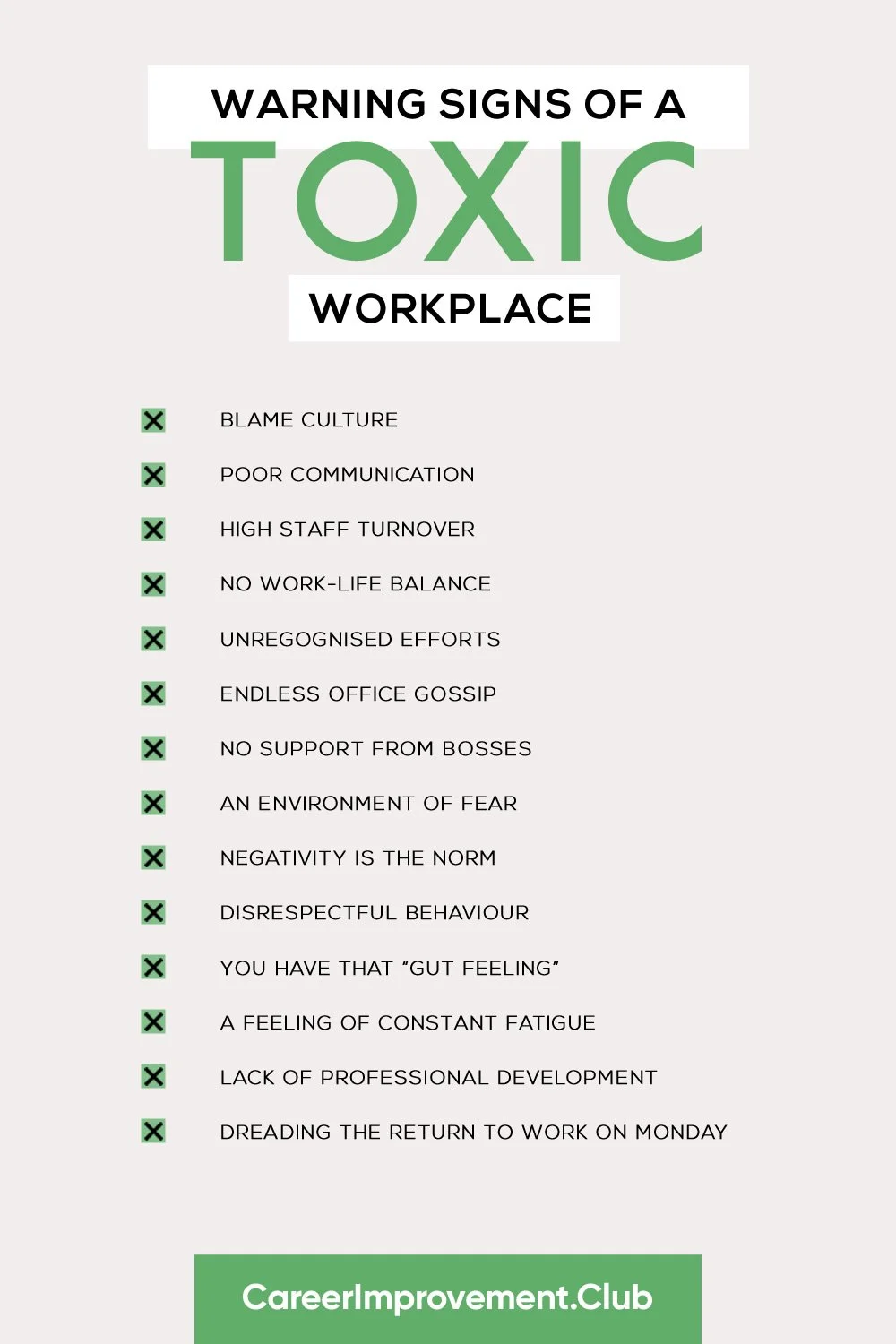 14 Warning Signs of a Toxic Workplace You Shouldn't Ignore