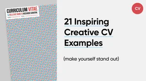 21 Inspiring Examples of Creative CVs