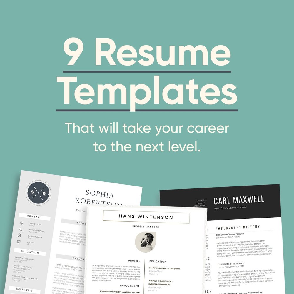 Best Resume Templates to Take Your Career To The Next Level