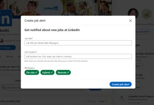 How To Create A LinkedIn Job Alert
