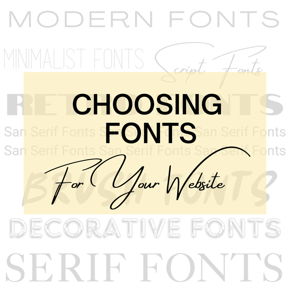 Choosing Fonts For Your Website — LESS STRESS DESIGN