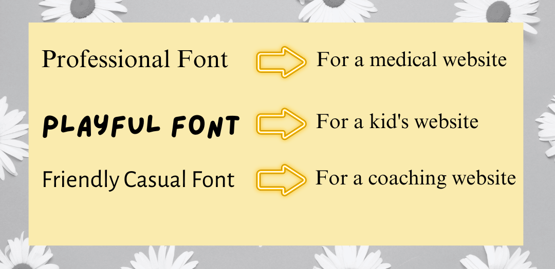 Choosing Fonts For Your Website — LESS STRESS DESIGN