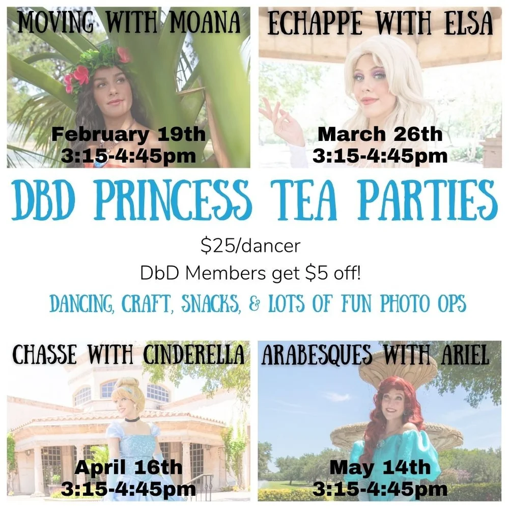 Teas, Dance Camps, & Intensives — Dance by Design Studios