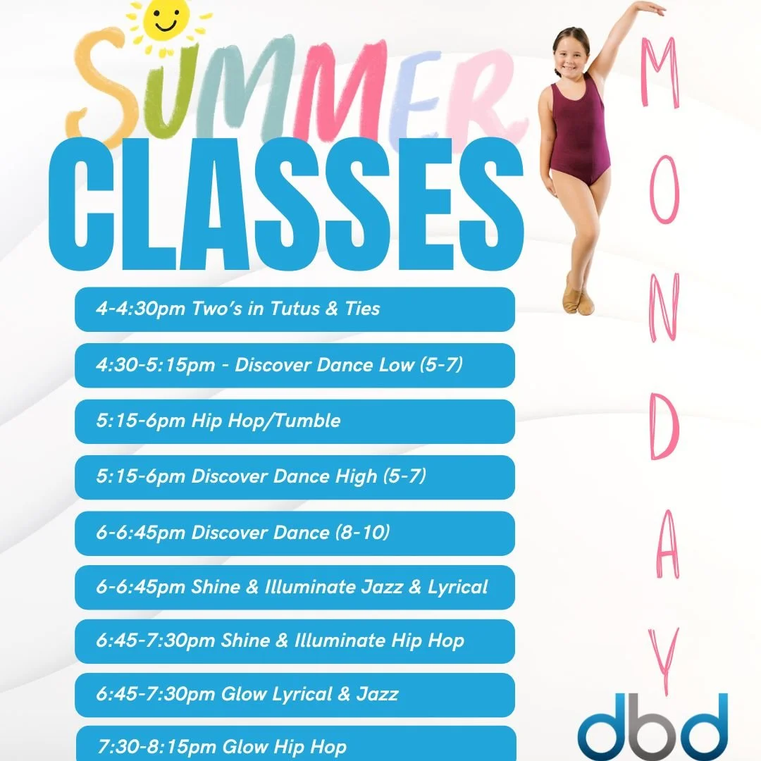 Summer Dance Classes — Dance by Design Studios