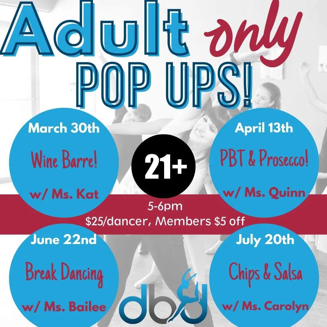 Events & Extras — Dance by Design Studios