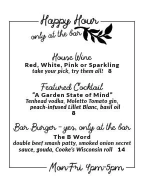 Bar Happy Hour — Mint Mark