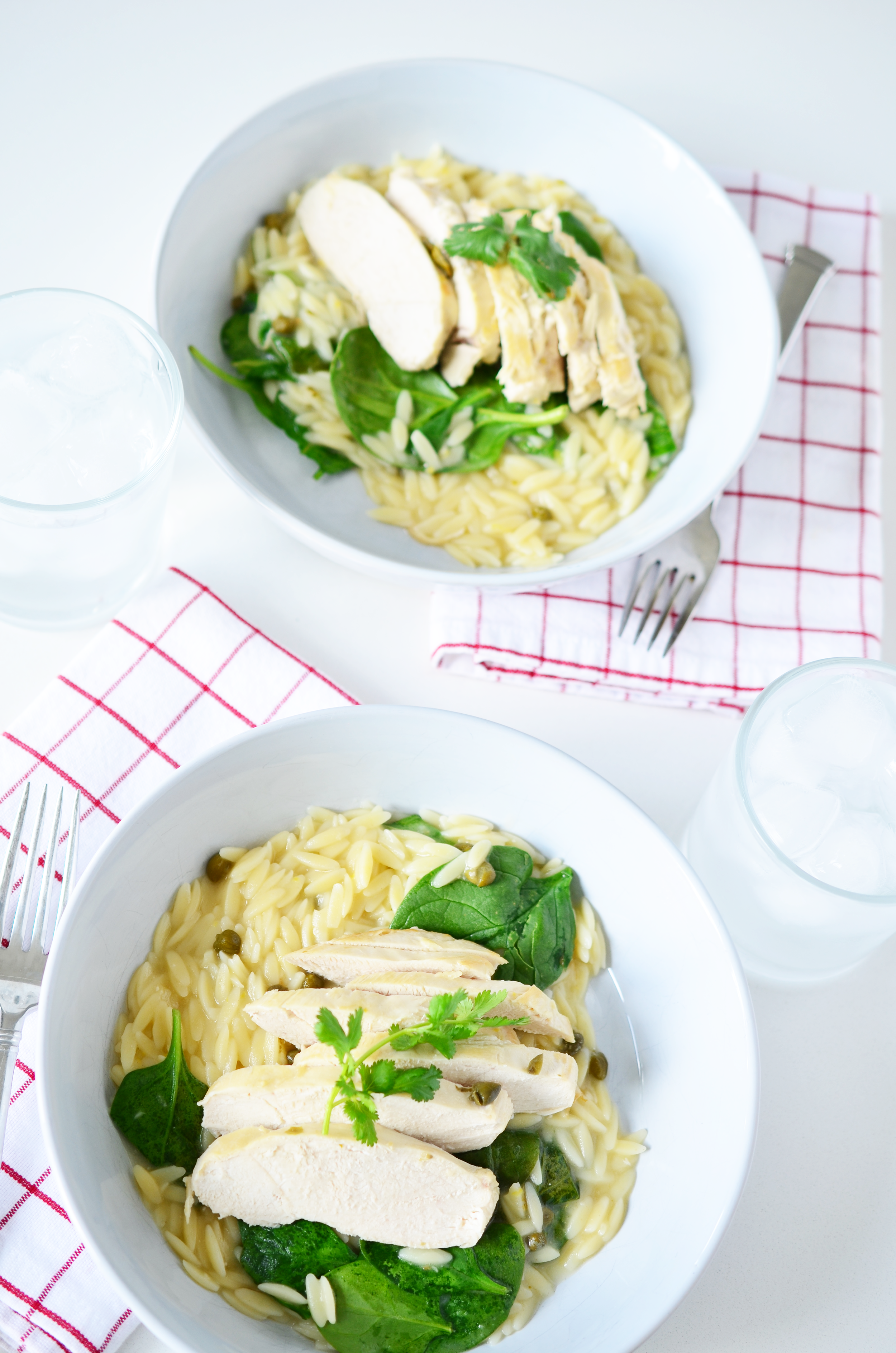 Lemon Caper Chicken with Orzo — Alexandra Hedin | Family Friendly ...