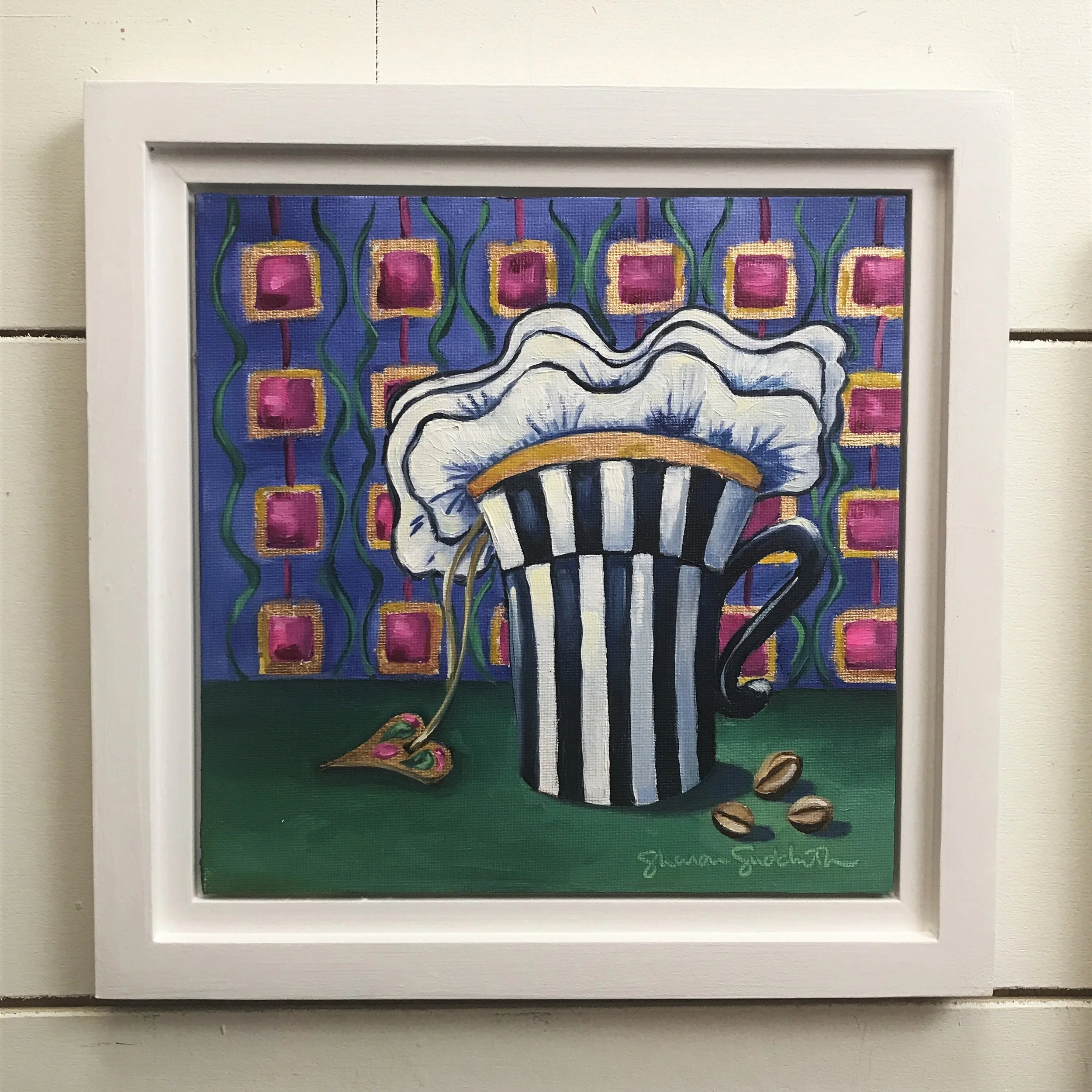 "Cup Nouveau" Emilie Floge | Cupfull Collection 8x8 Original Oil ...