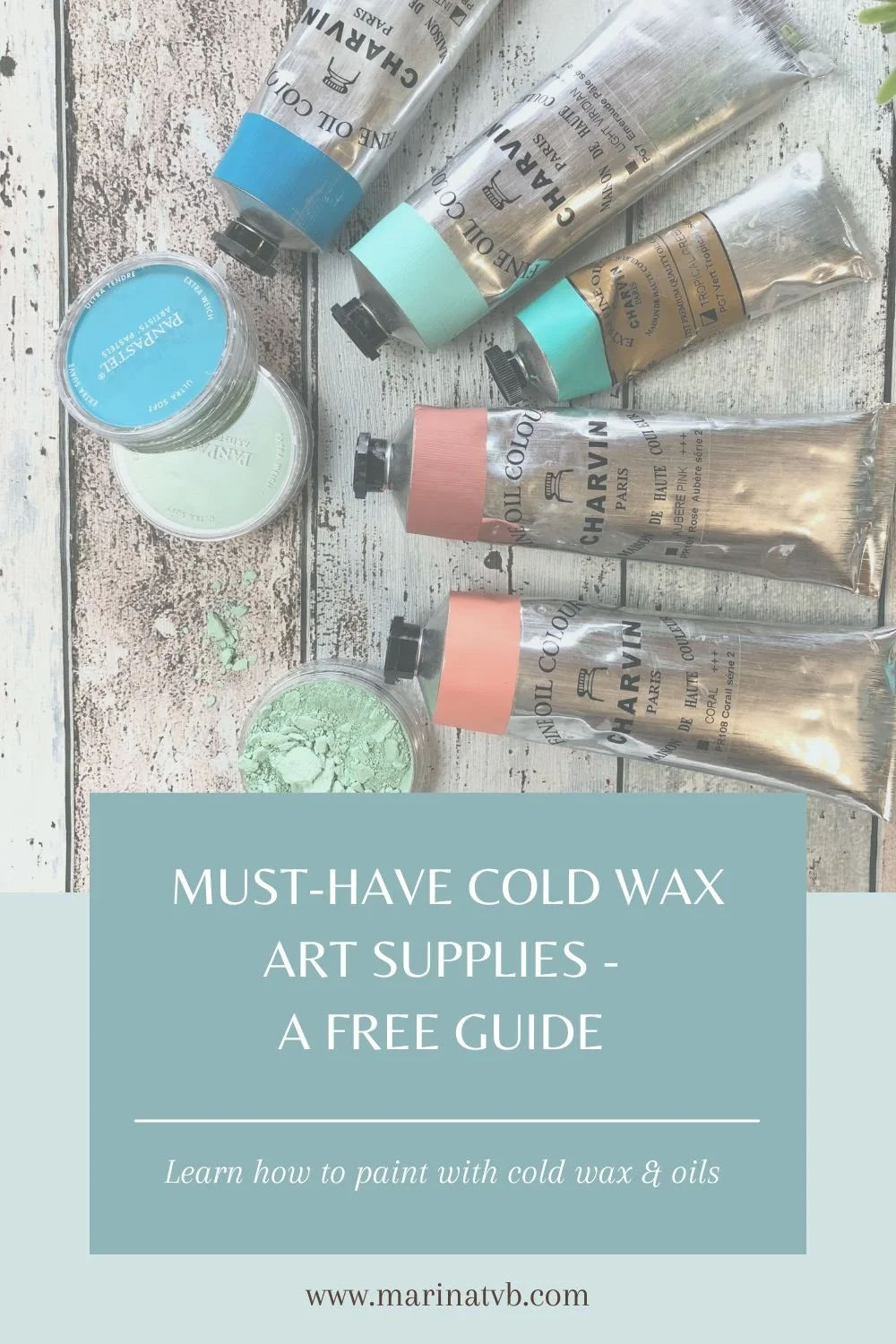 Free Guide: Must-have art materials when painting with cold wax medium