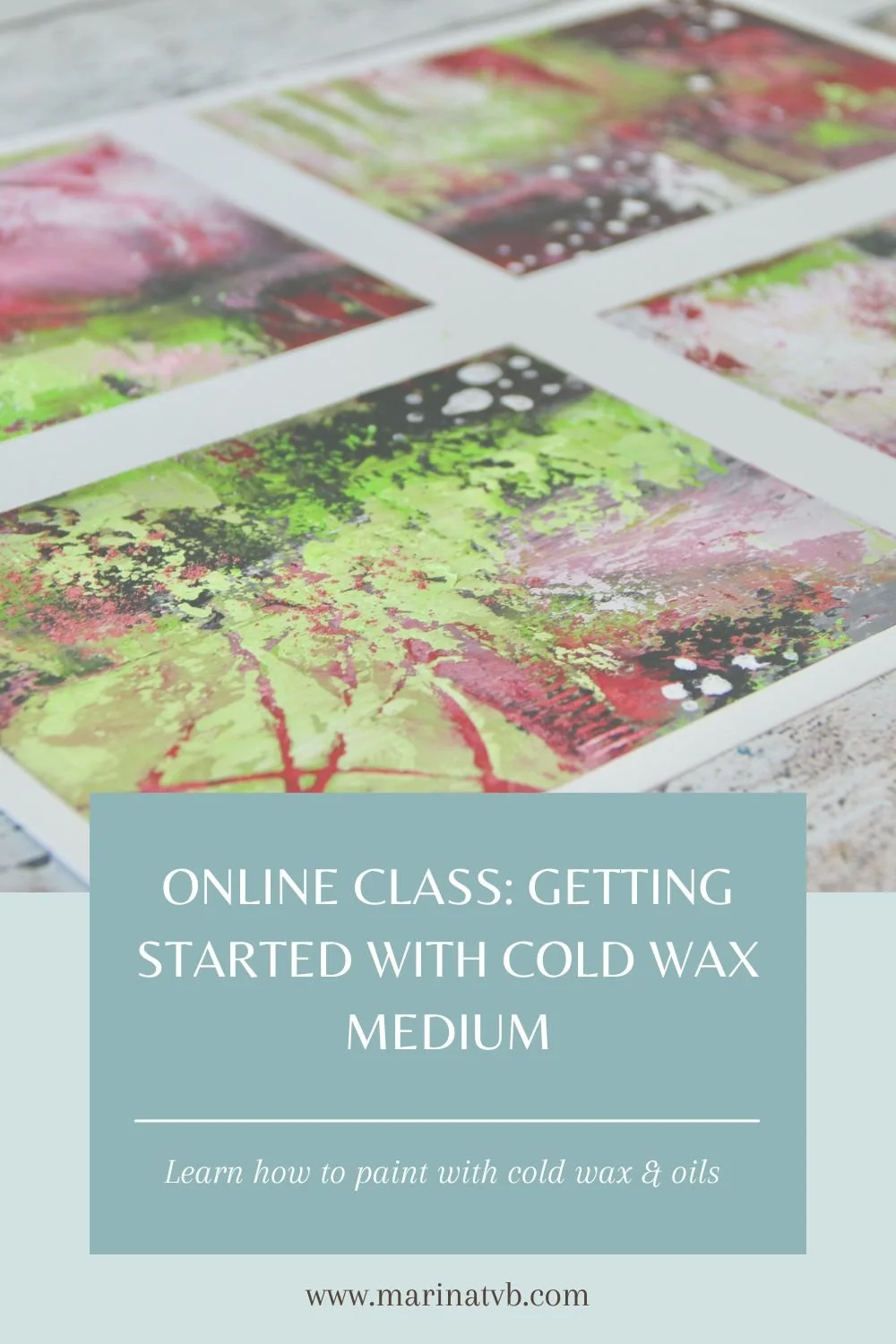 Learn how to paint with cold wax medium- all the techniques covered!