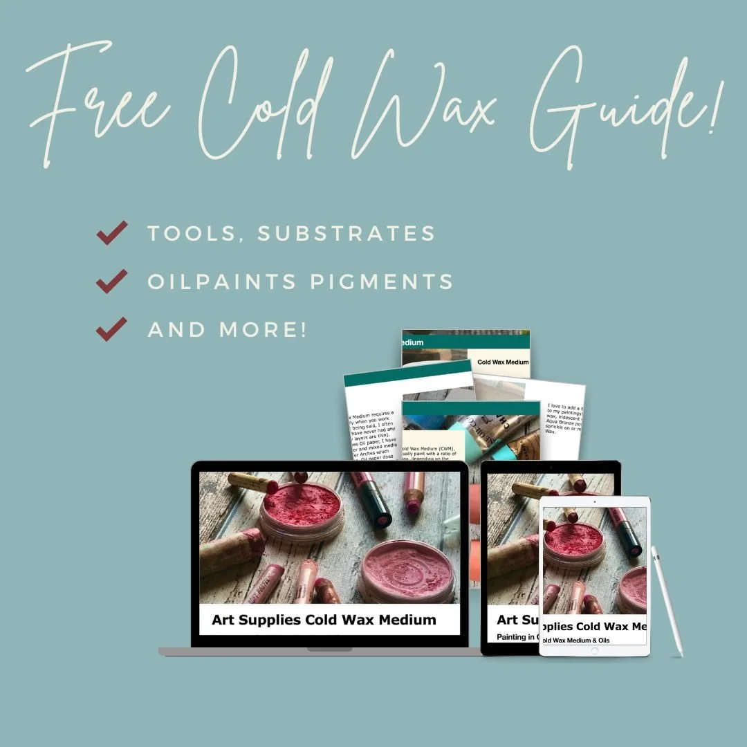 How to finish your cold wax medium and oil paintings