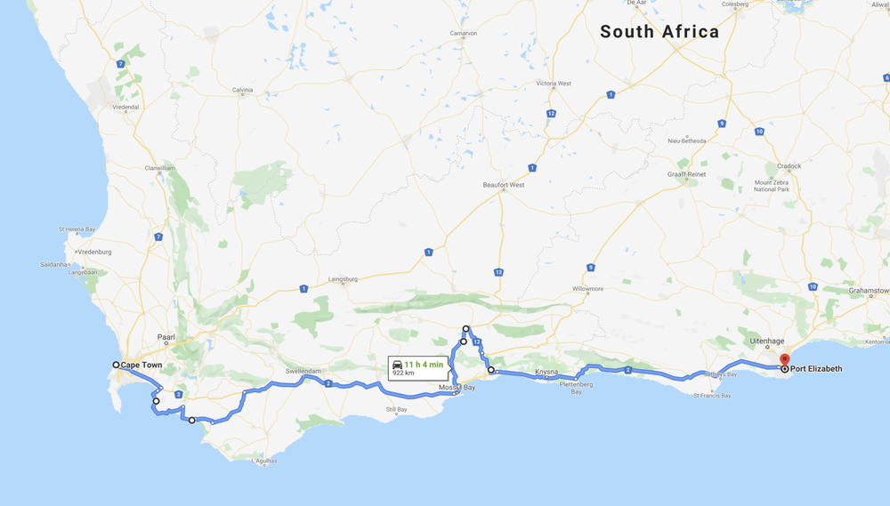 Ultimate Garden Route South Africa Guide | Map, Itinerary ideas and ...
