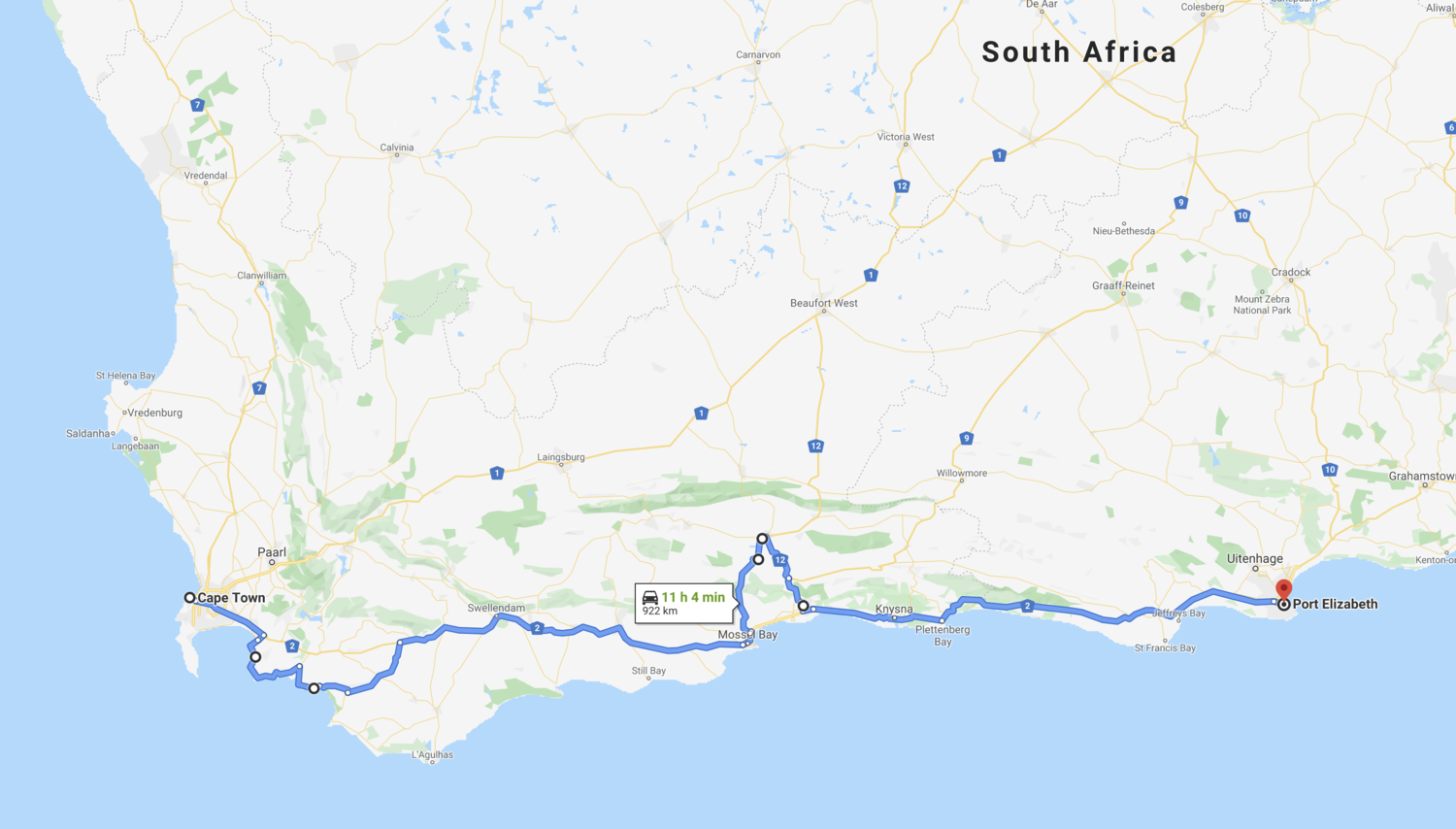 Ultimate Garden Route South Africa Guide | Map, Itinerary ideas and ...