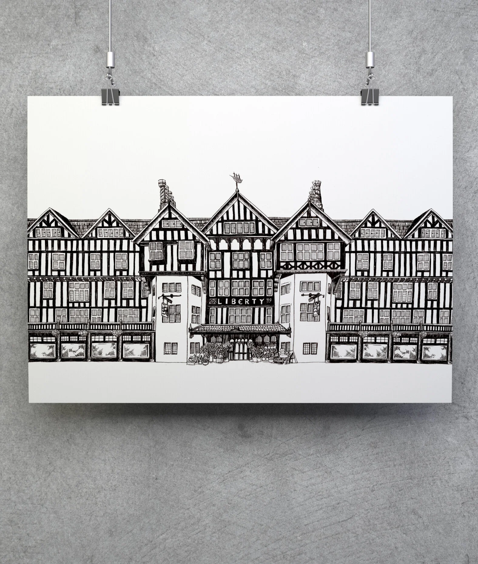 Liberty Of London Illustration Art Print- Various Sizes — Katie Clement ...