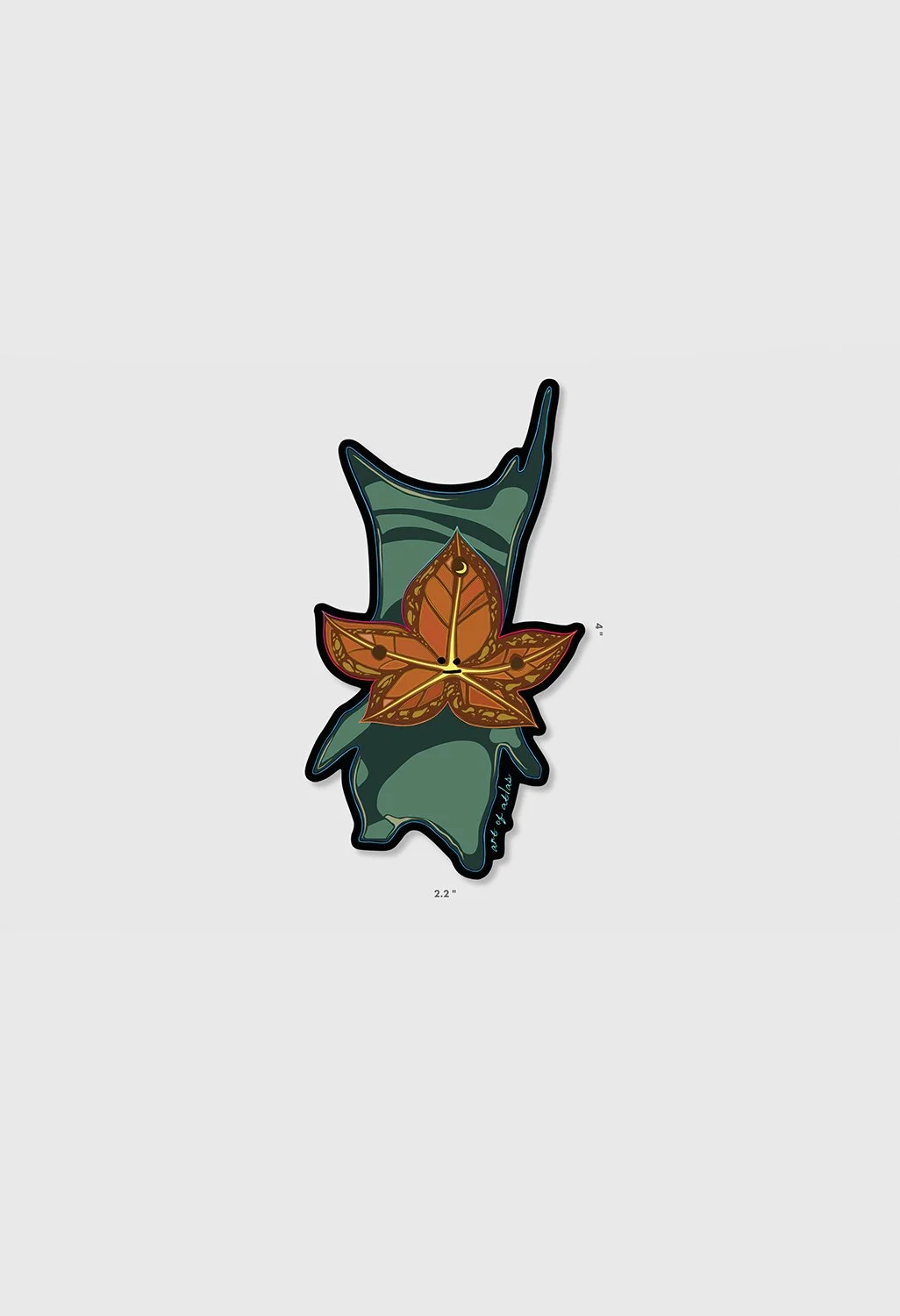 Korok from The Legend of Zelda Holographic Sticker — Art of Atlas Art ...
