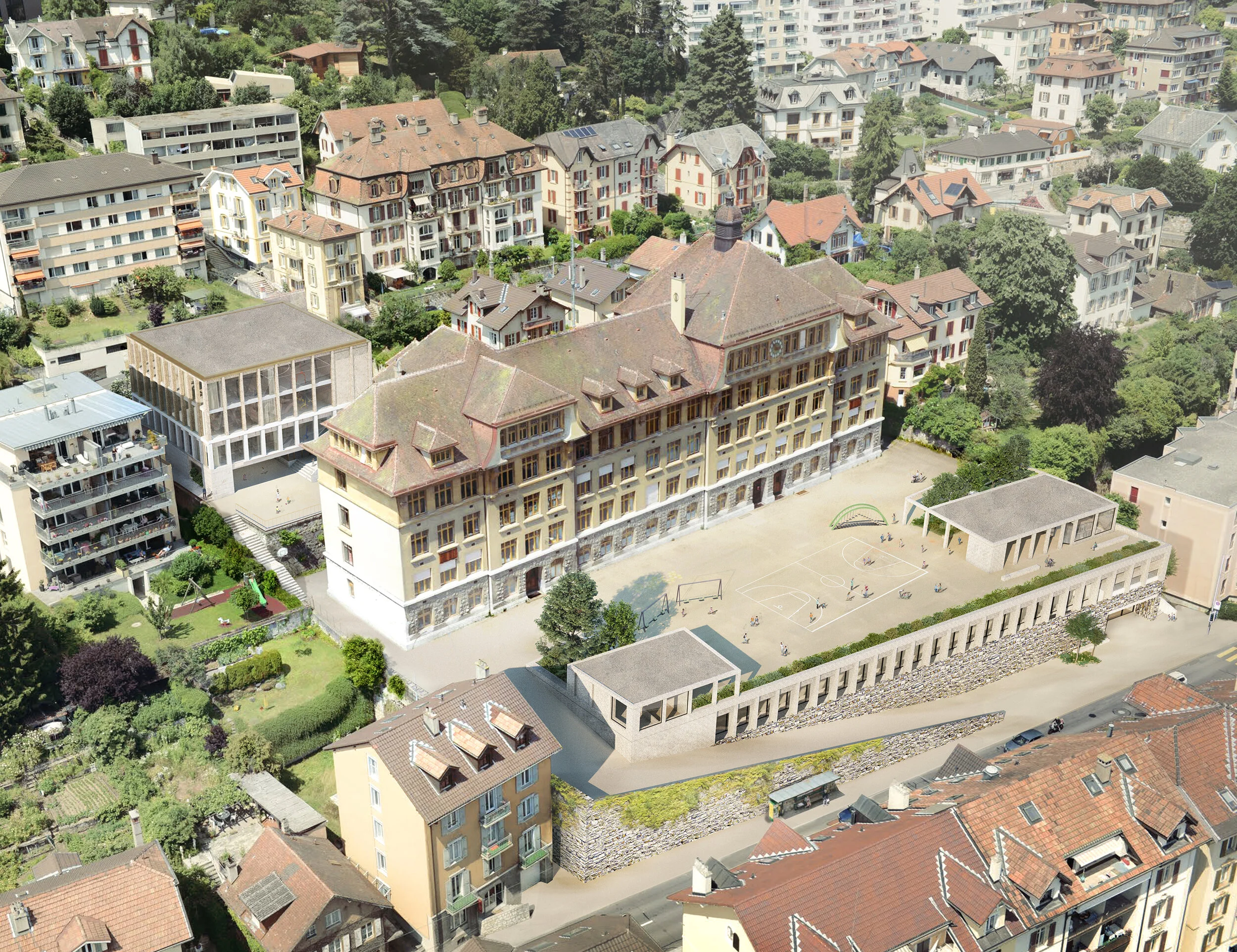 Collège des Parcs, Neuchâtel — cave office