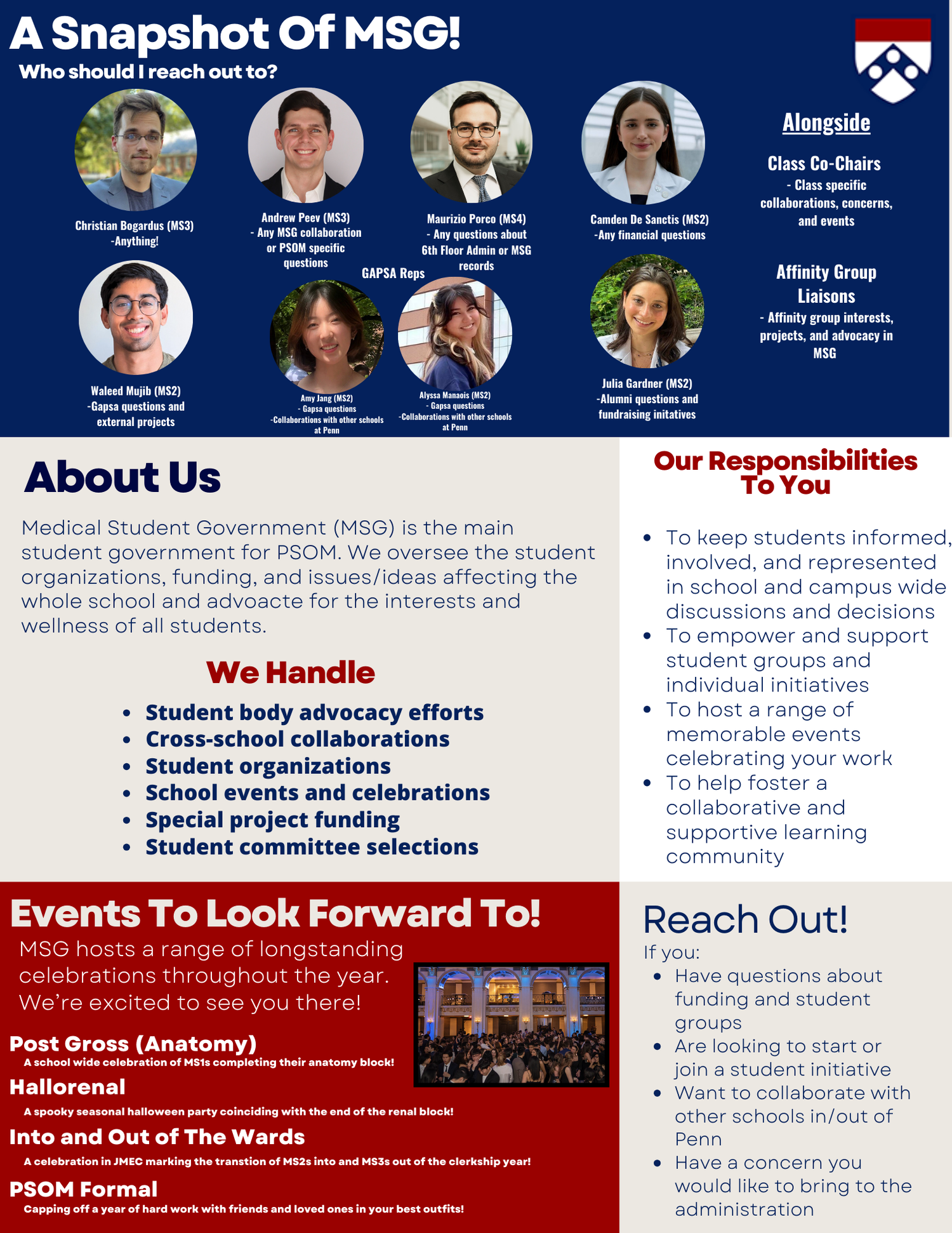 Student Government Leadership — Medical Student Government