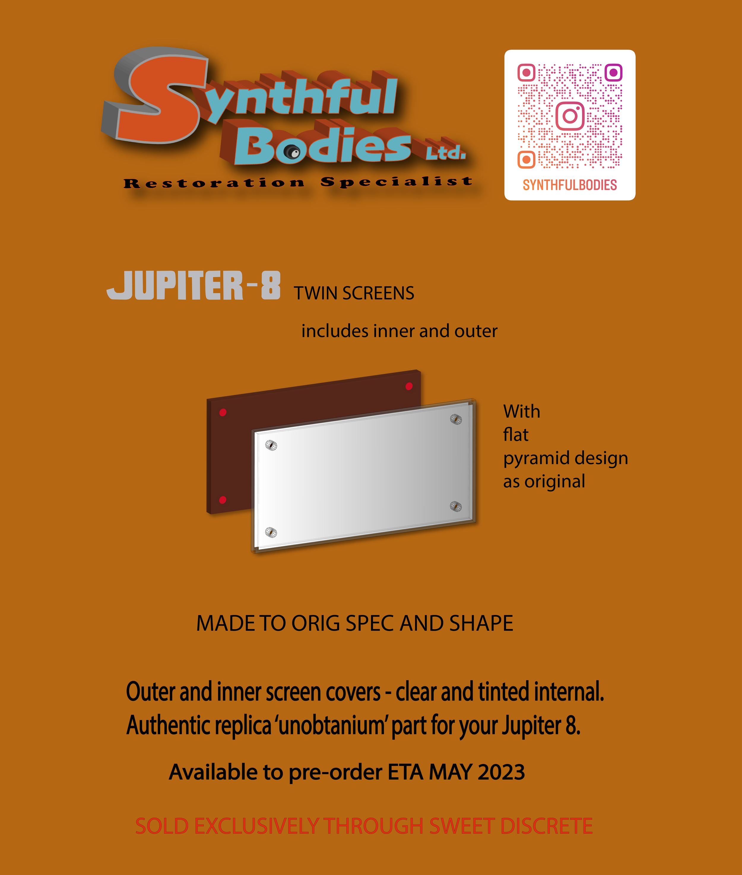 Roland Jupiter 8 Side Cheeks — Sweet Discrete