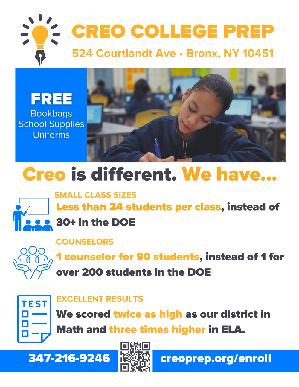 Welcome — Creo College Prep