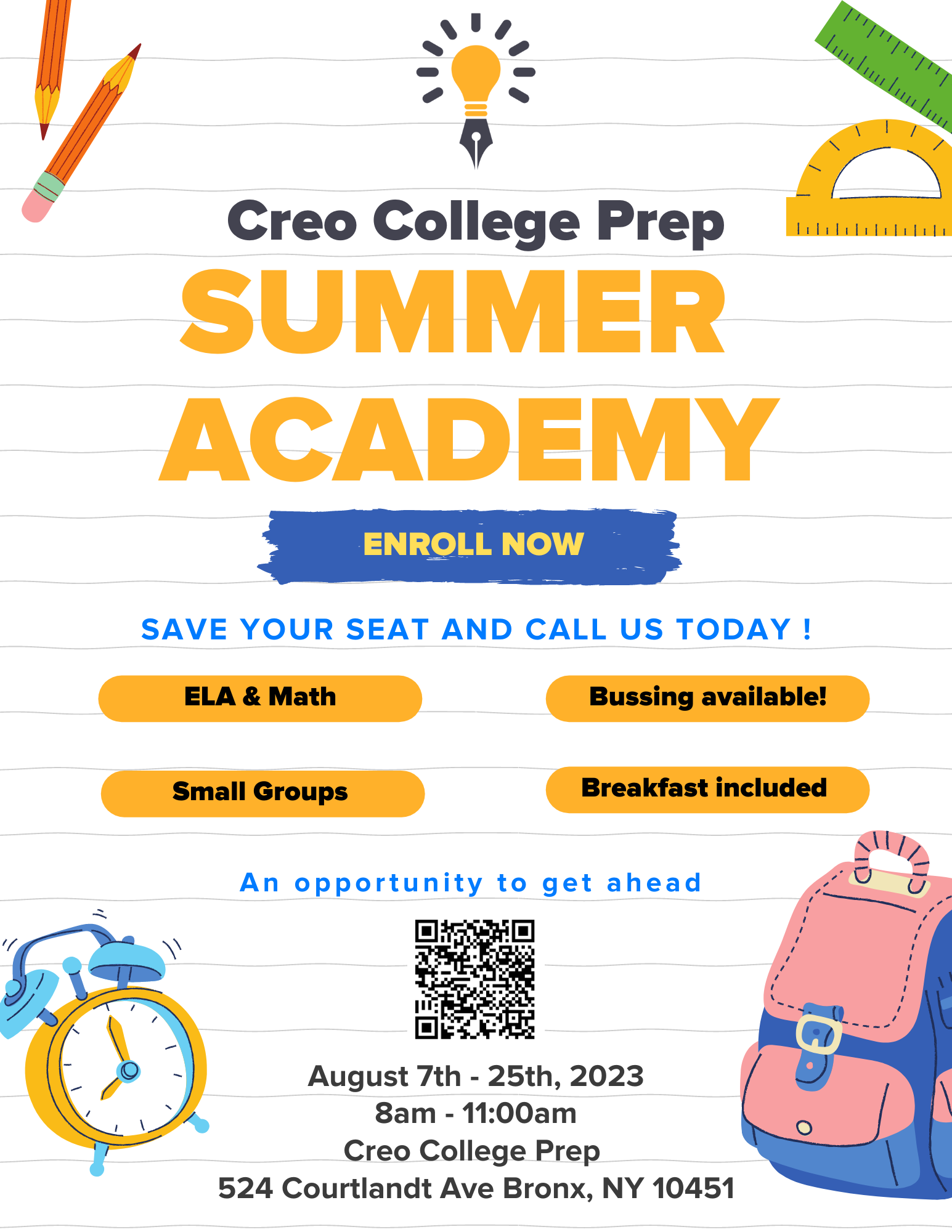 Calendar — Creo College Prep
