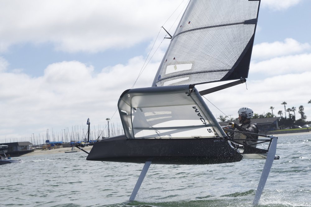 Moth Hydrofoil Sailboat