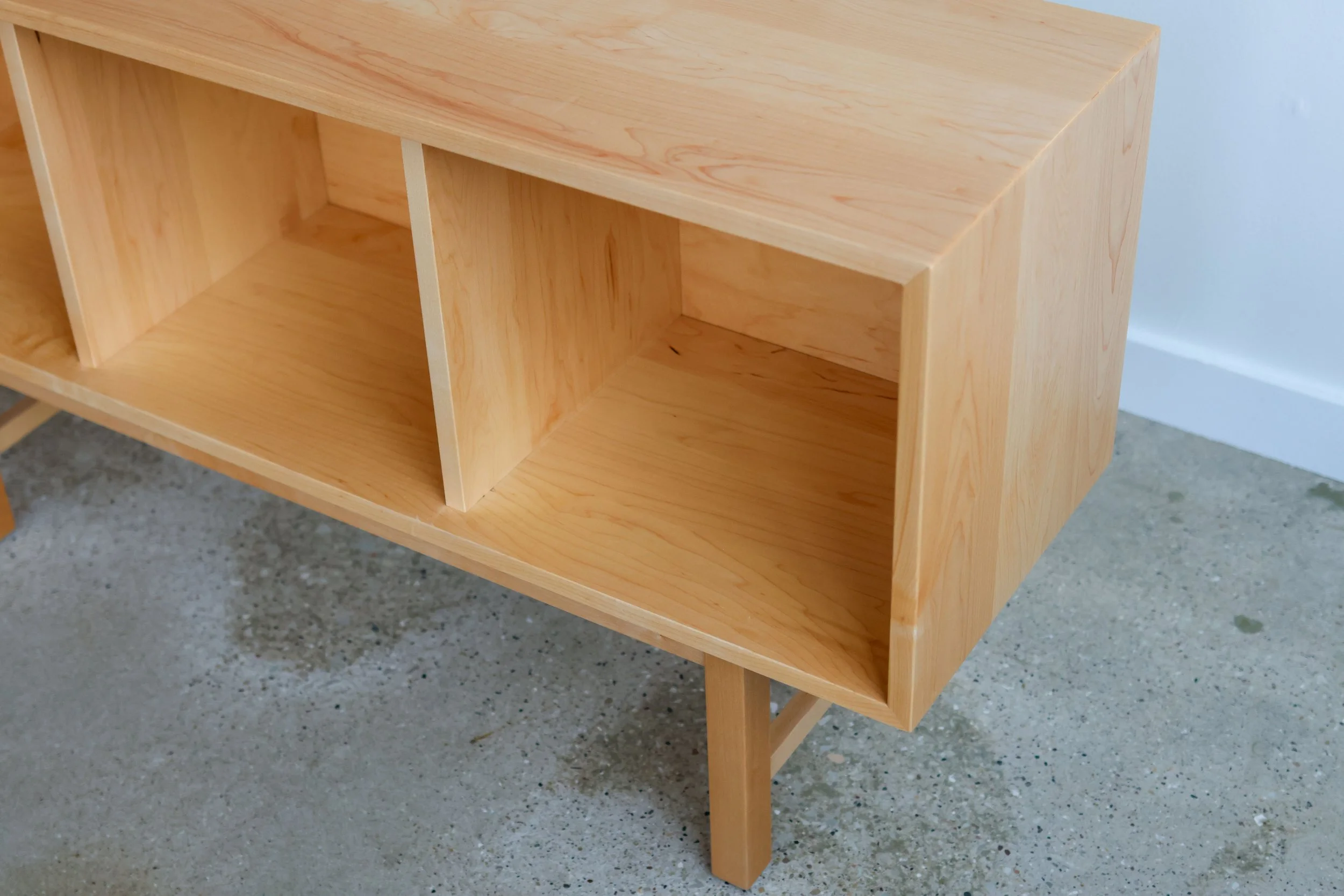 Mid Century Modern Inspired Handmade Solid Wood Locally Made Record ...