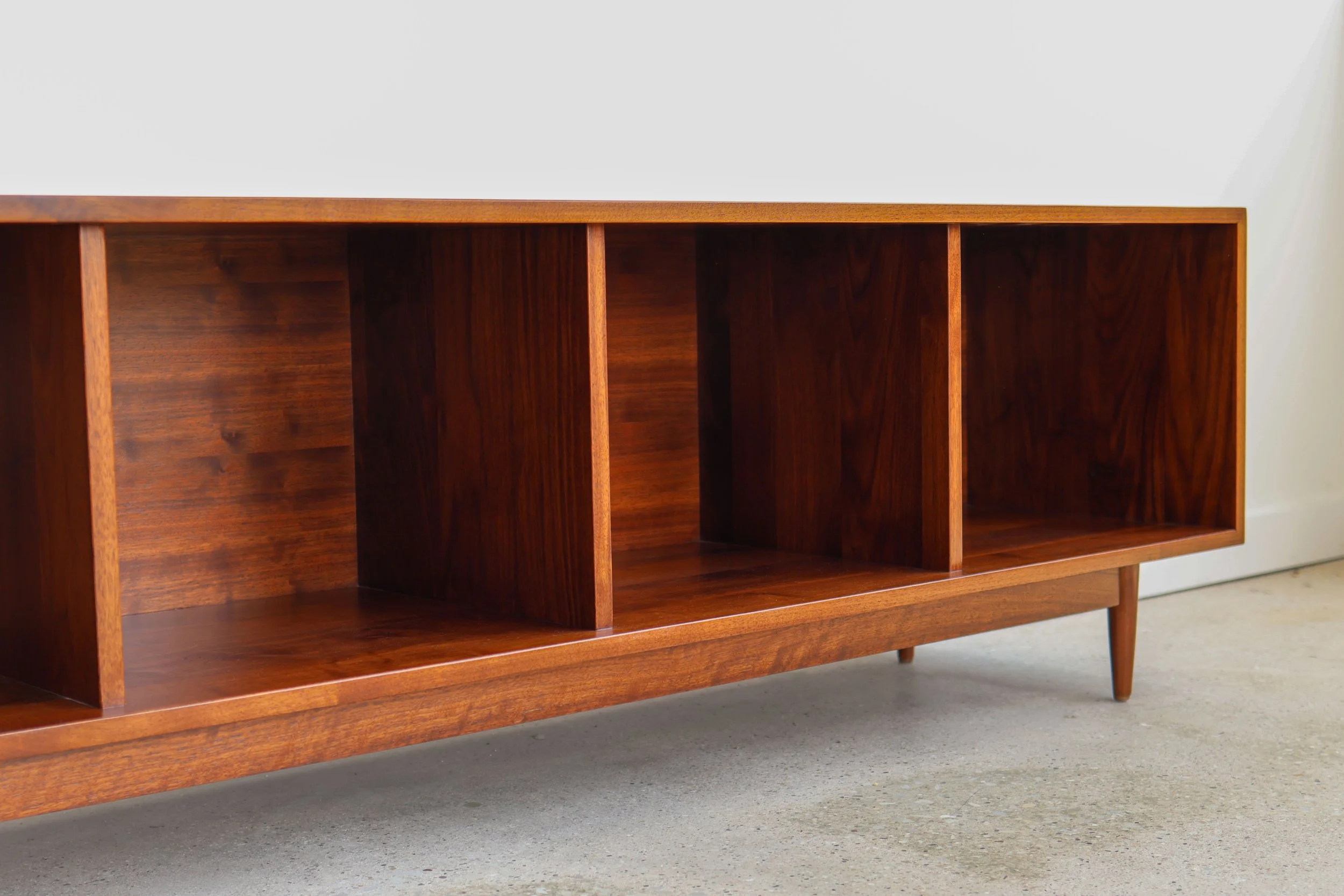 Mid Century Modern Inspired Handmade Solid Wood Locally Made Record ...