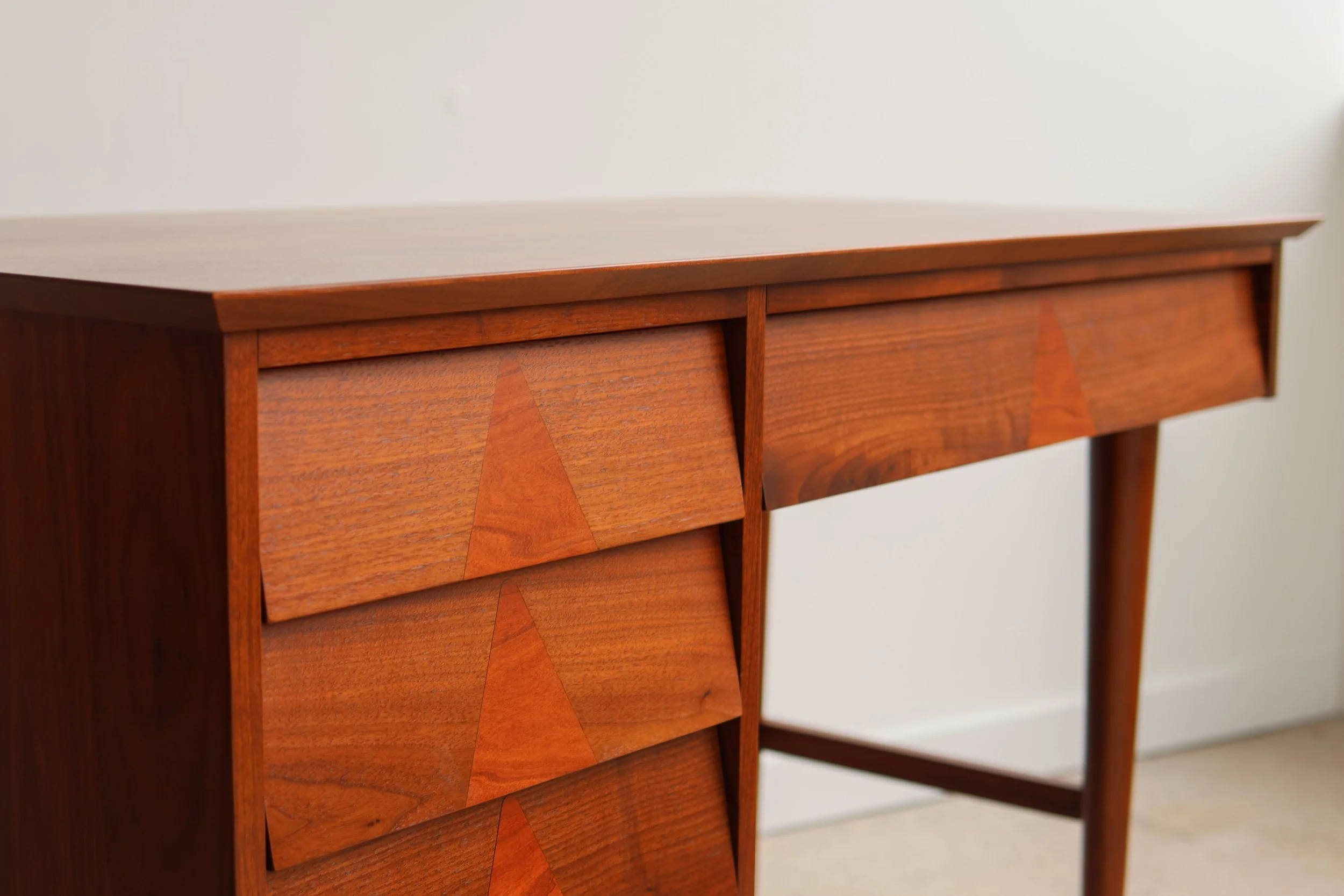 Mid Century Modern Inspired Handmade Solid Wood Customizable Desk ...