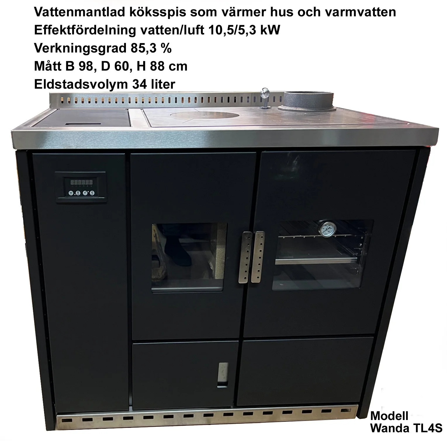Vedspis — Kakelugnspannan