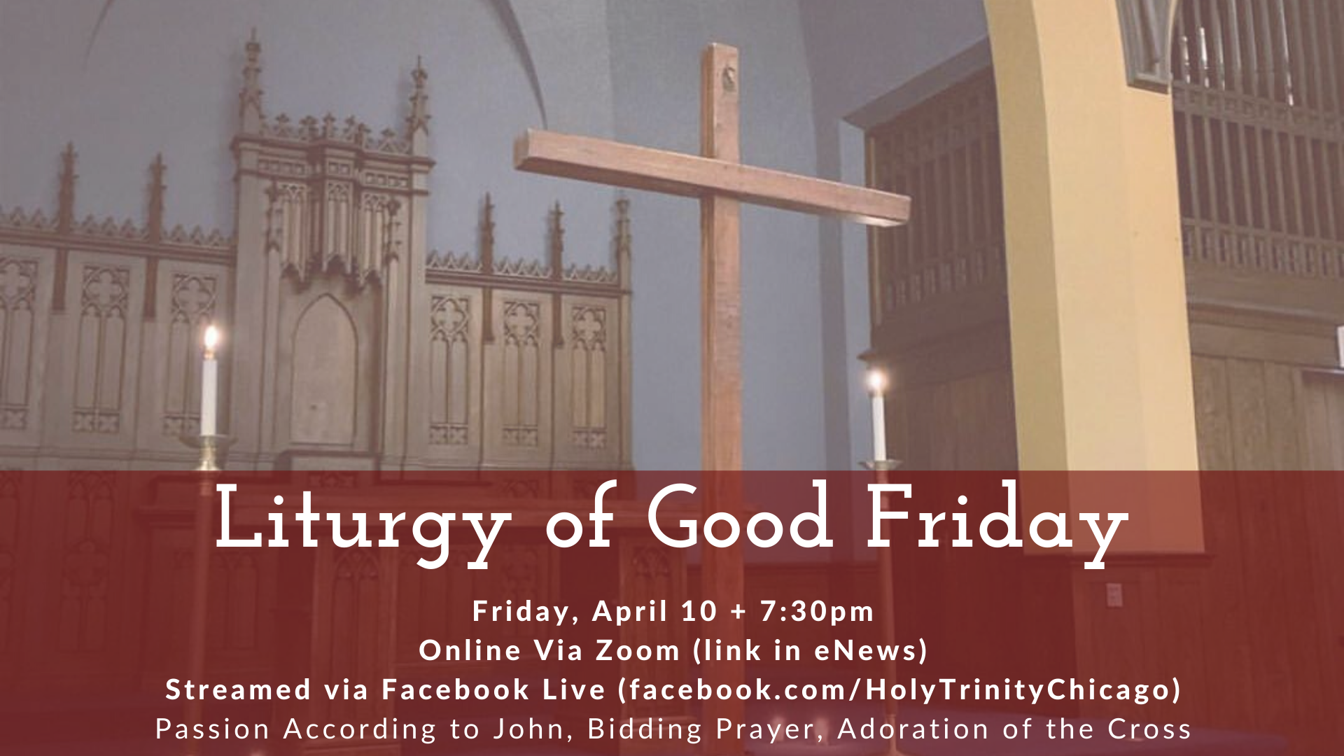 Liturgy of Good Friday — Holy Trinity Lutheran Church