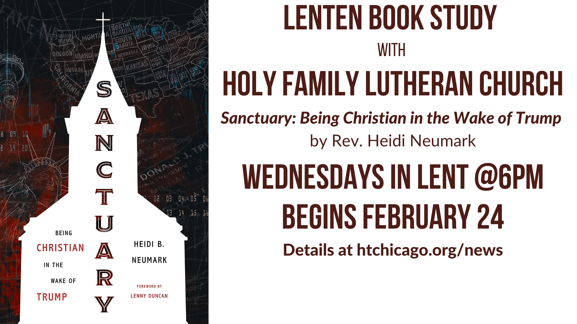 Lenten Book Study with Holy Family Lutheran Church — Holy Trinity ...