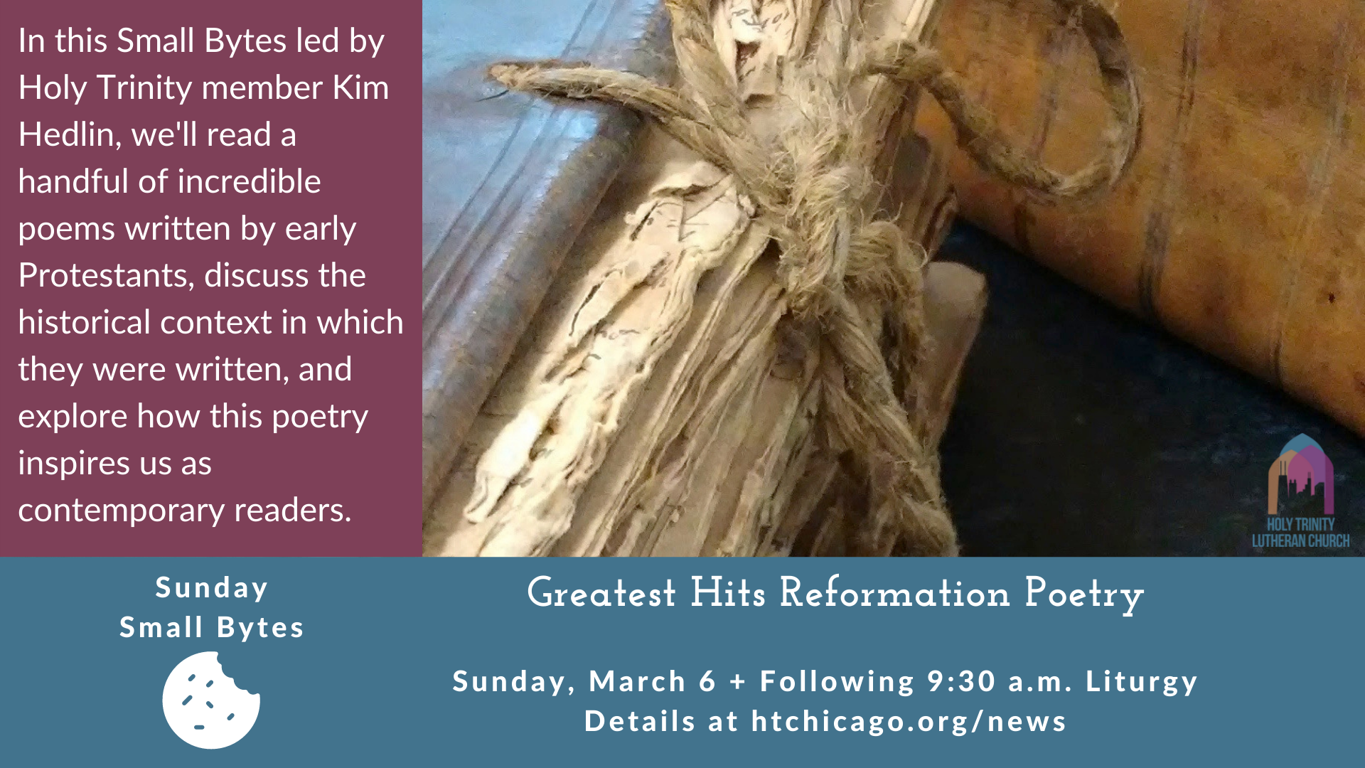 Small Bytes: Greatest Hits of Reformation Poetry — Holy Trinity ...