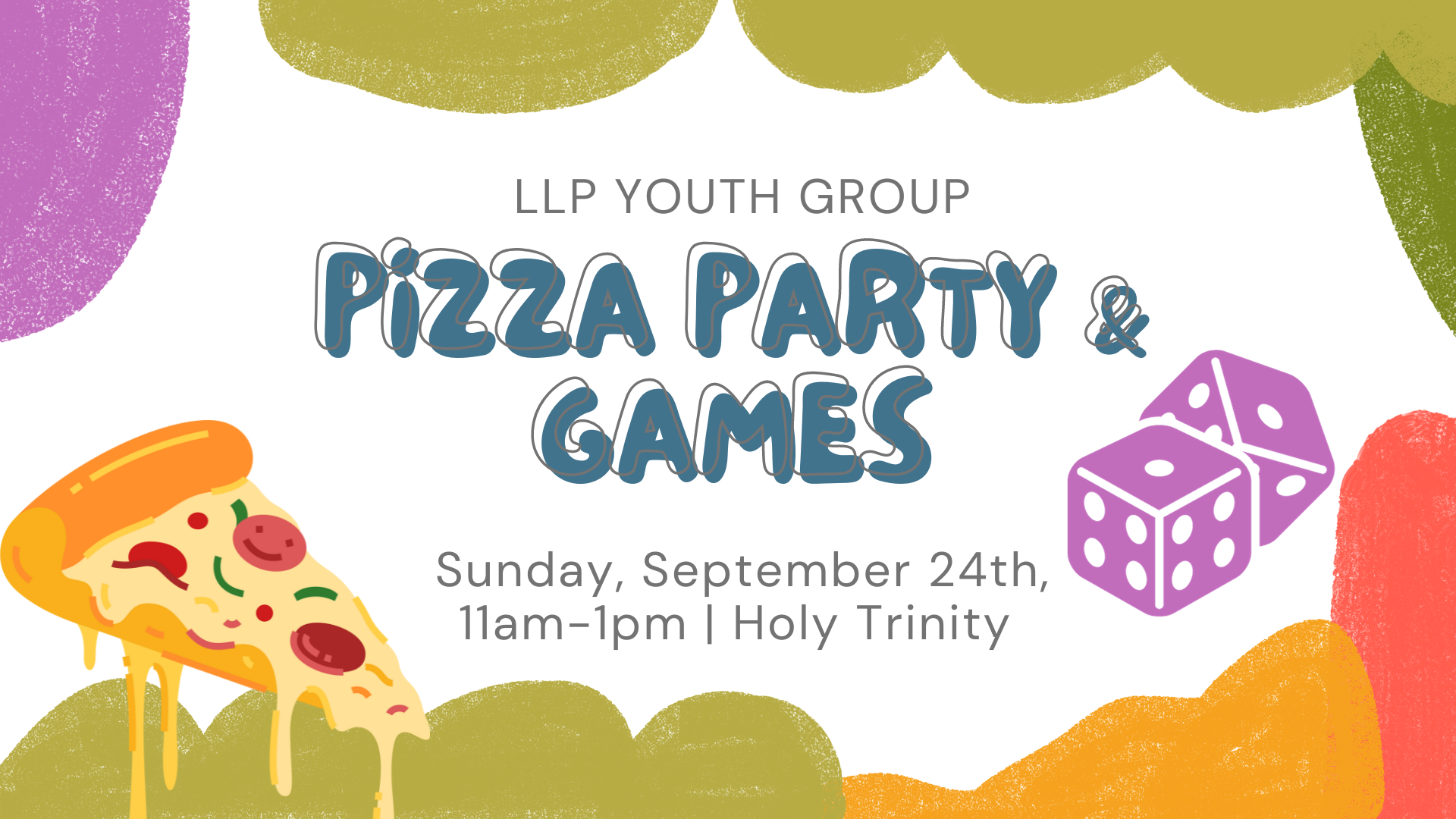 LLP Youth Group: Pizza Party & Games — Holy Trinity Lutheran Church