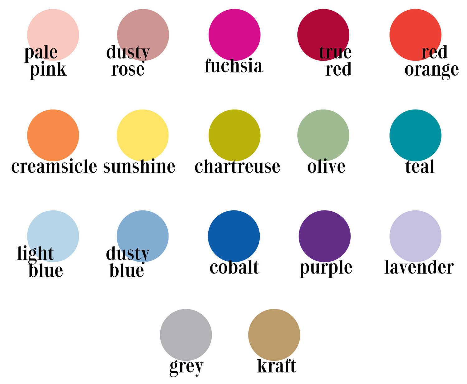 Color Palette Stationery — Paper Planet