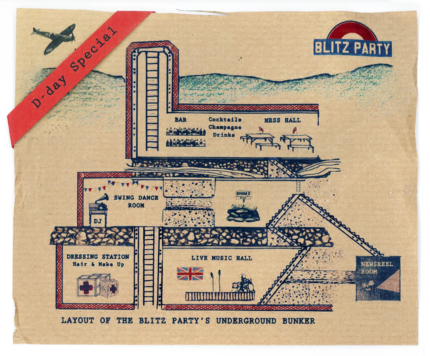 The Blitz Party D-Day Special — Bourne & Hollingsworth