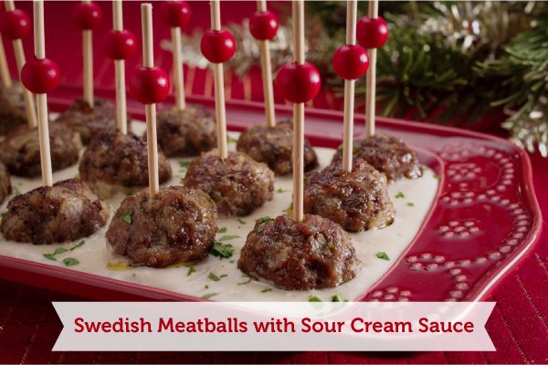 Swedish Meatballs with Sour Cream Sauce — Apron Strings