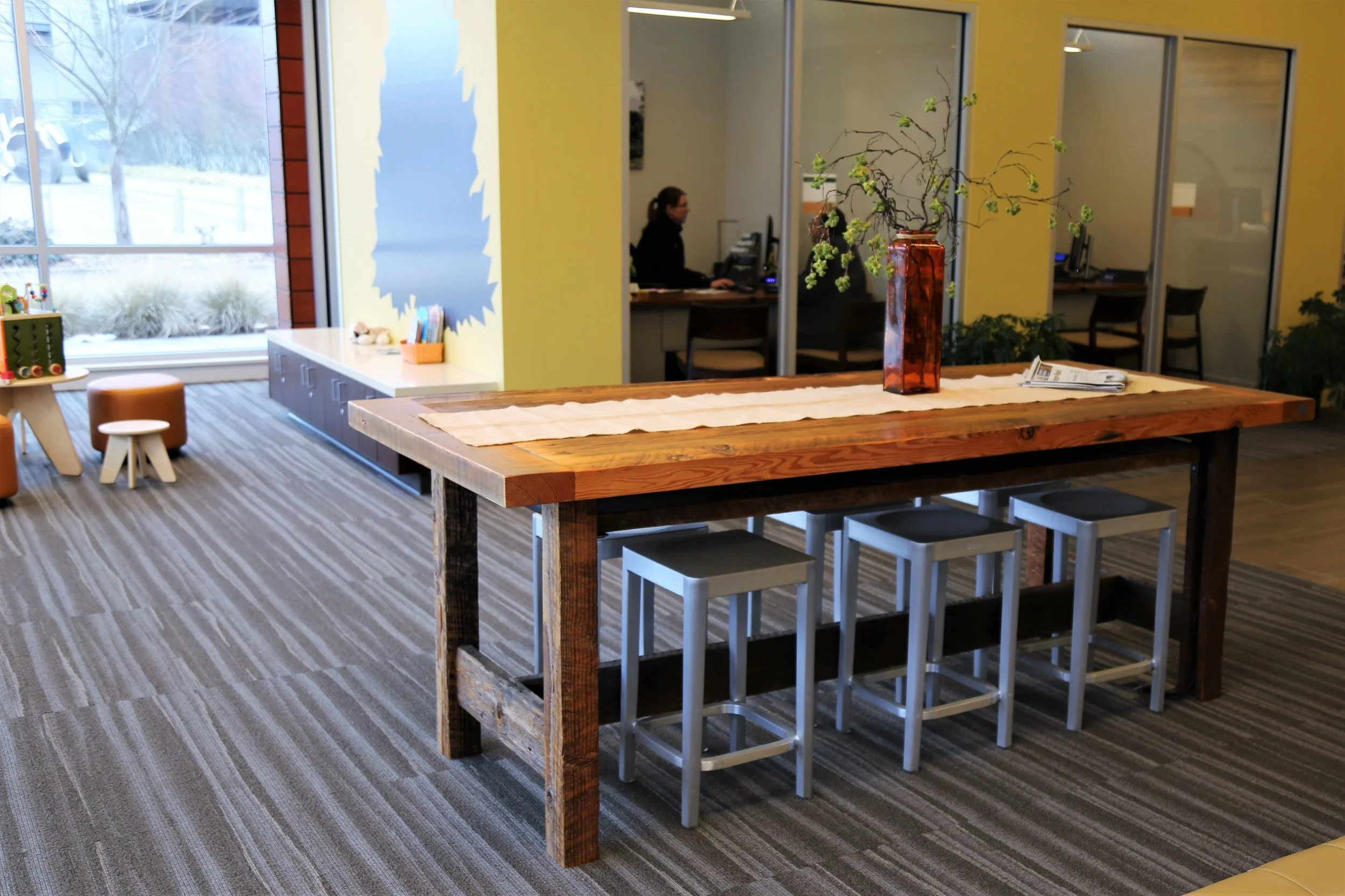 Sustainable Reclaimed Custom Hardwood Conference Tables, Desks ...