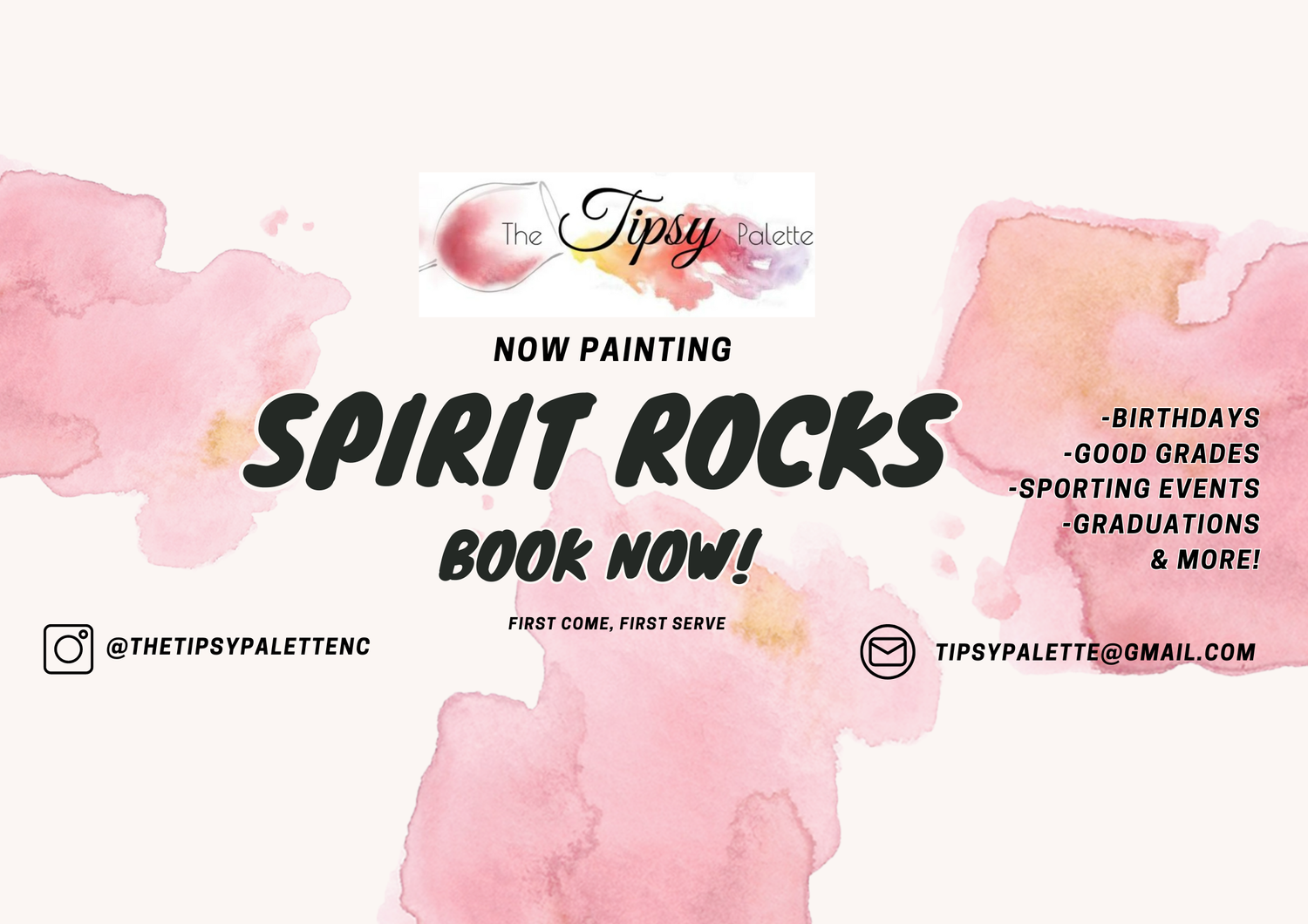 Spirit Rocks — The Tipsy Palette Durham