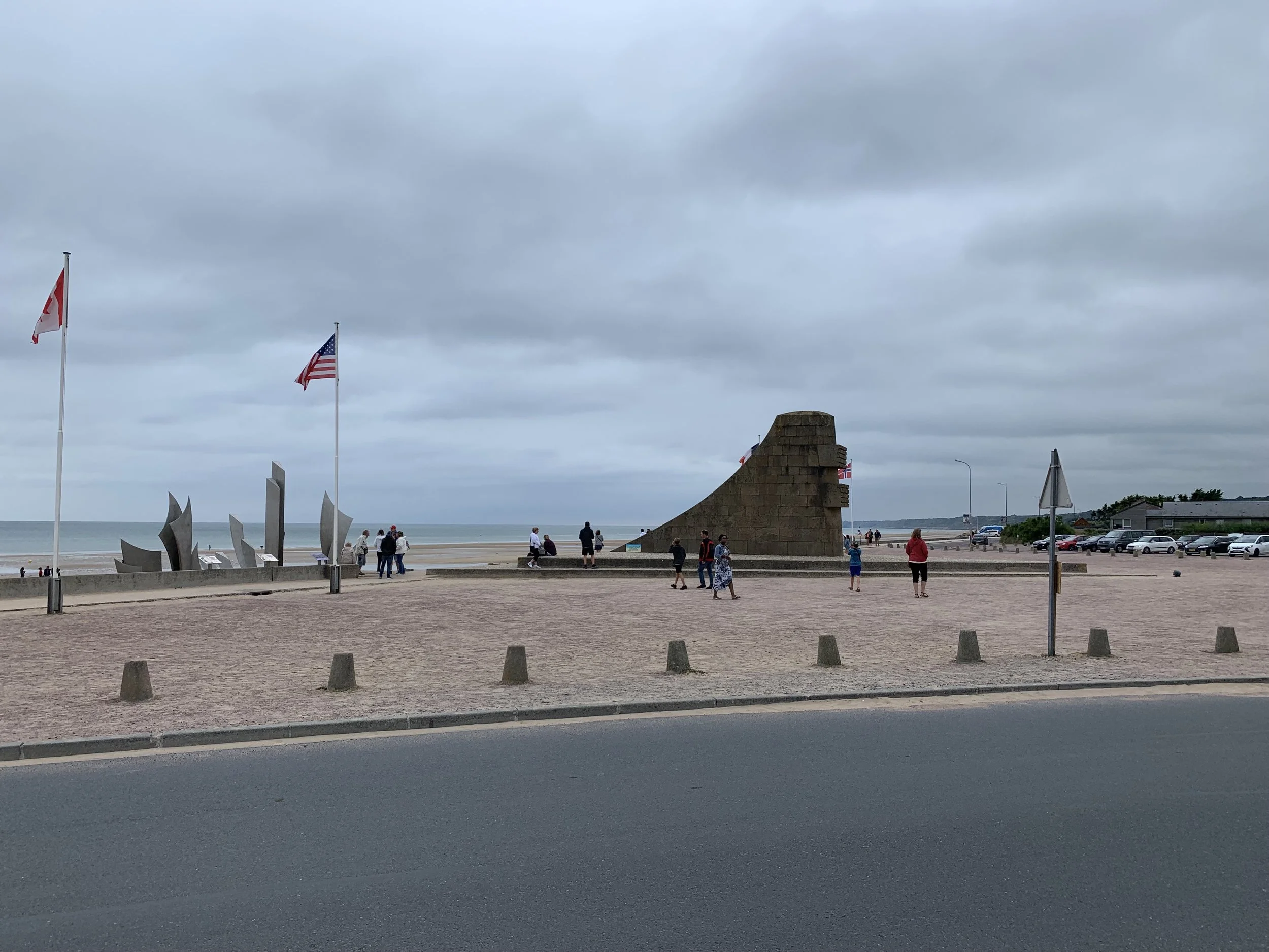 Omaha Beach & Normandy American Cemetery, Colleville-Sur-Mer — Historic ...