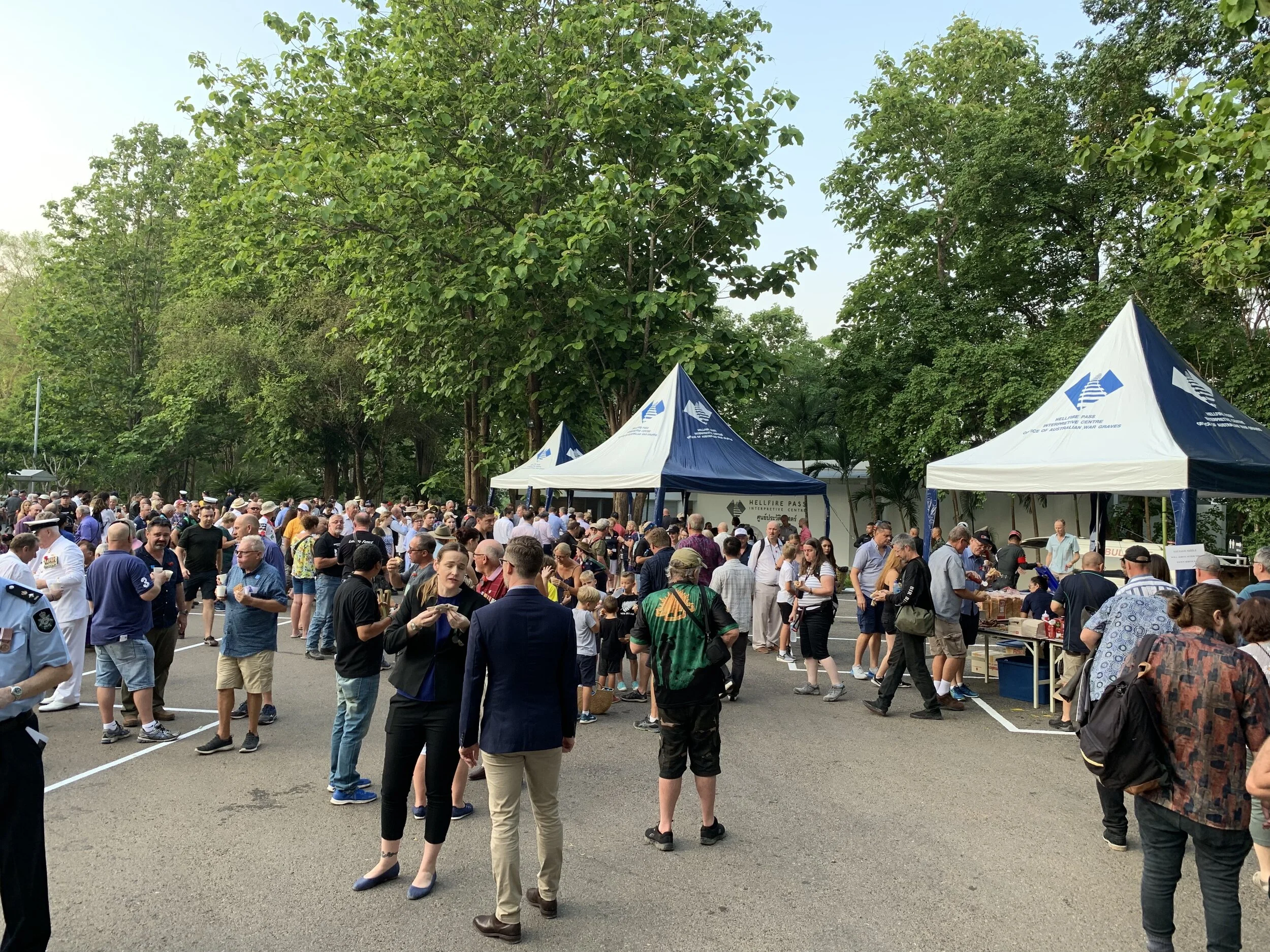 Anzac Day Dawn Service at Hellfire Pass, Thailand — Historic War Tours