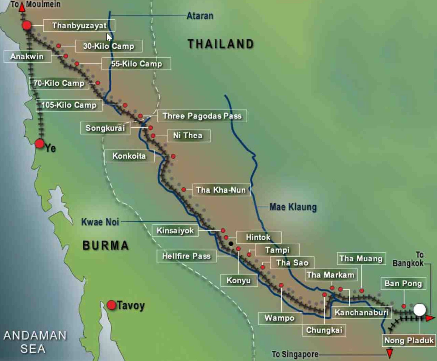 The Start of Construction of the Burma-Thailand Railway — Historic War ...