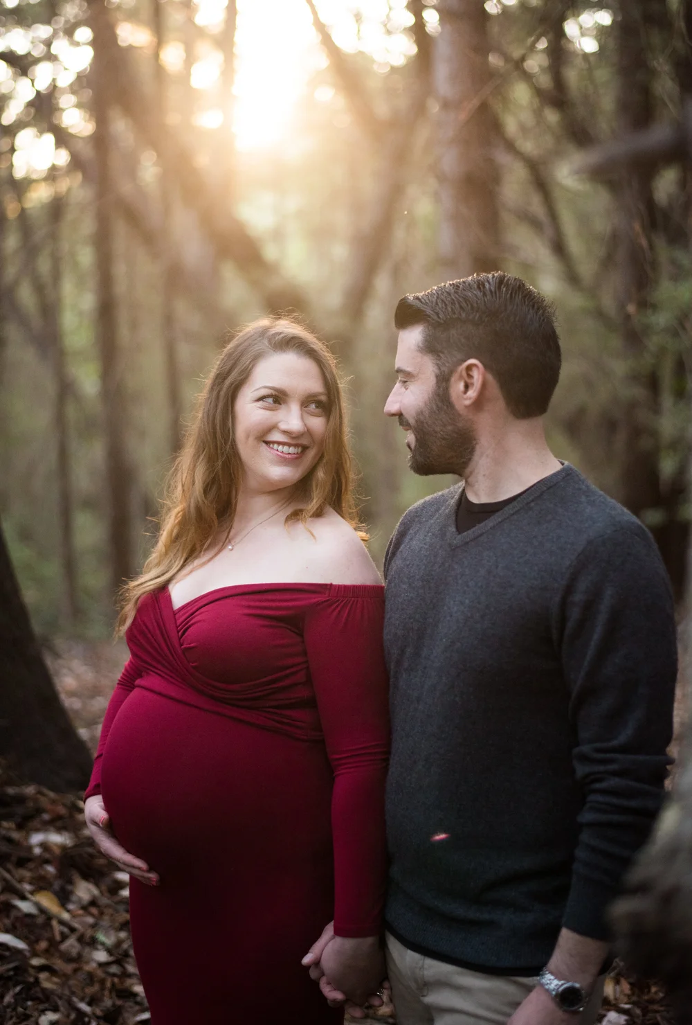 Romantic Maternity Session in Santa Cruz Mountains — Photos by Kiri