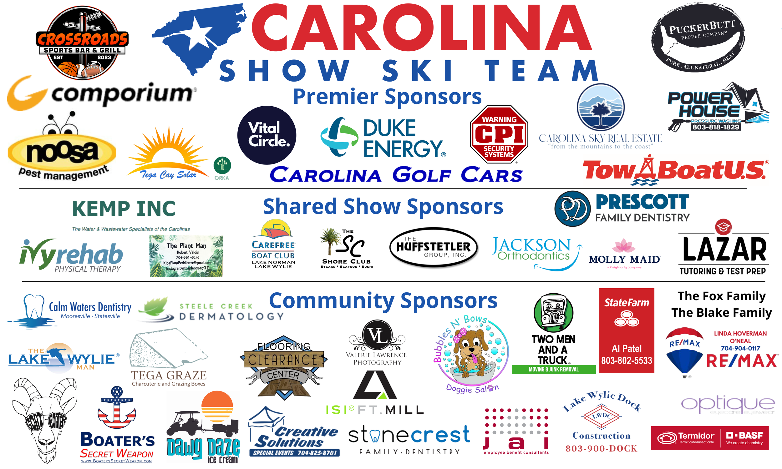 Team Sponsorship — Carolina Show Ski Team