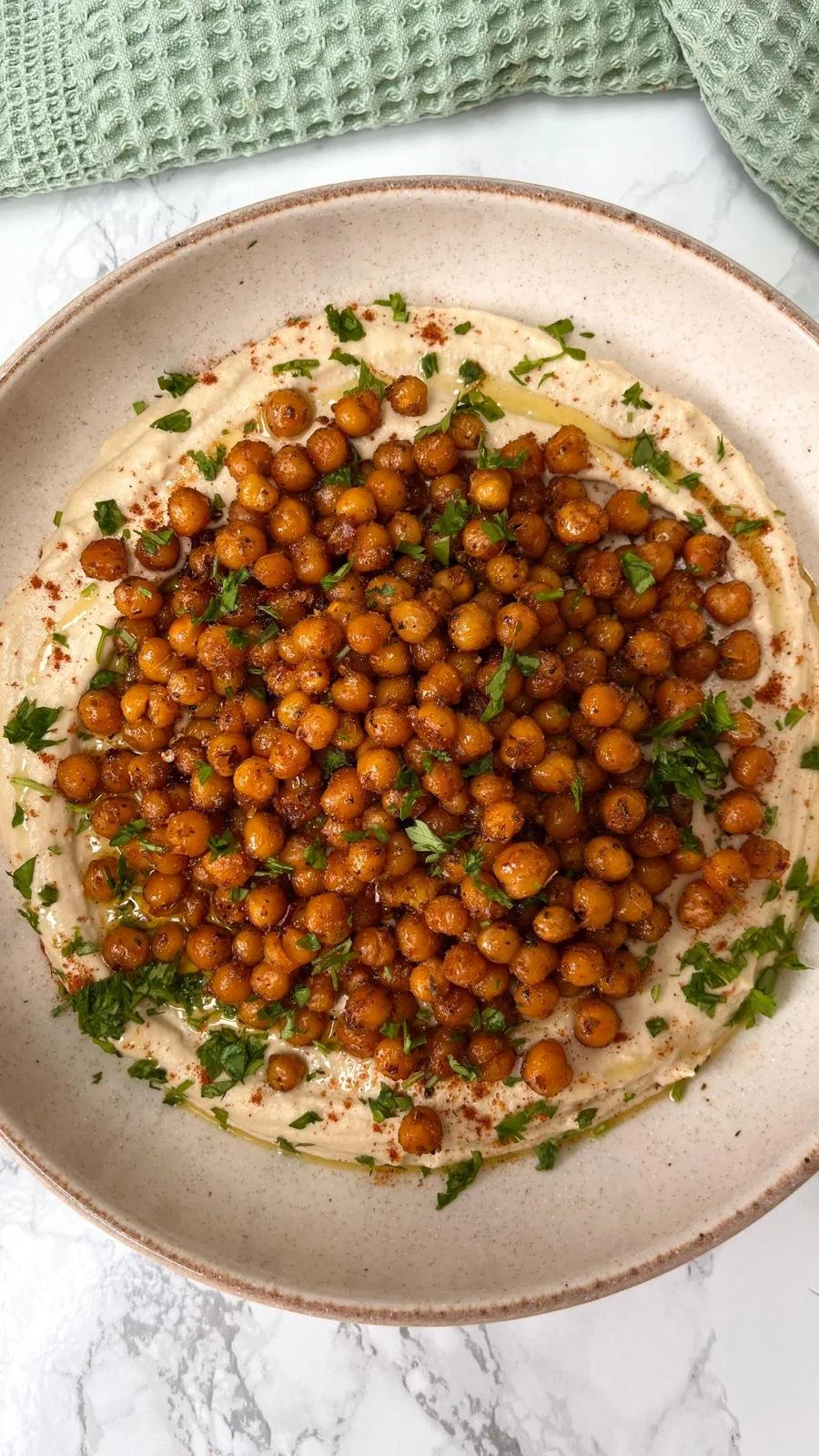 Recipe For Chickpeas With Hummus