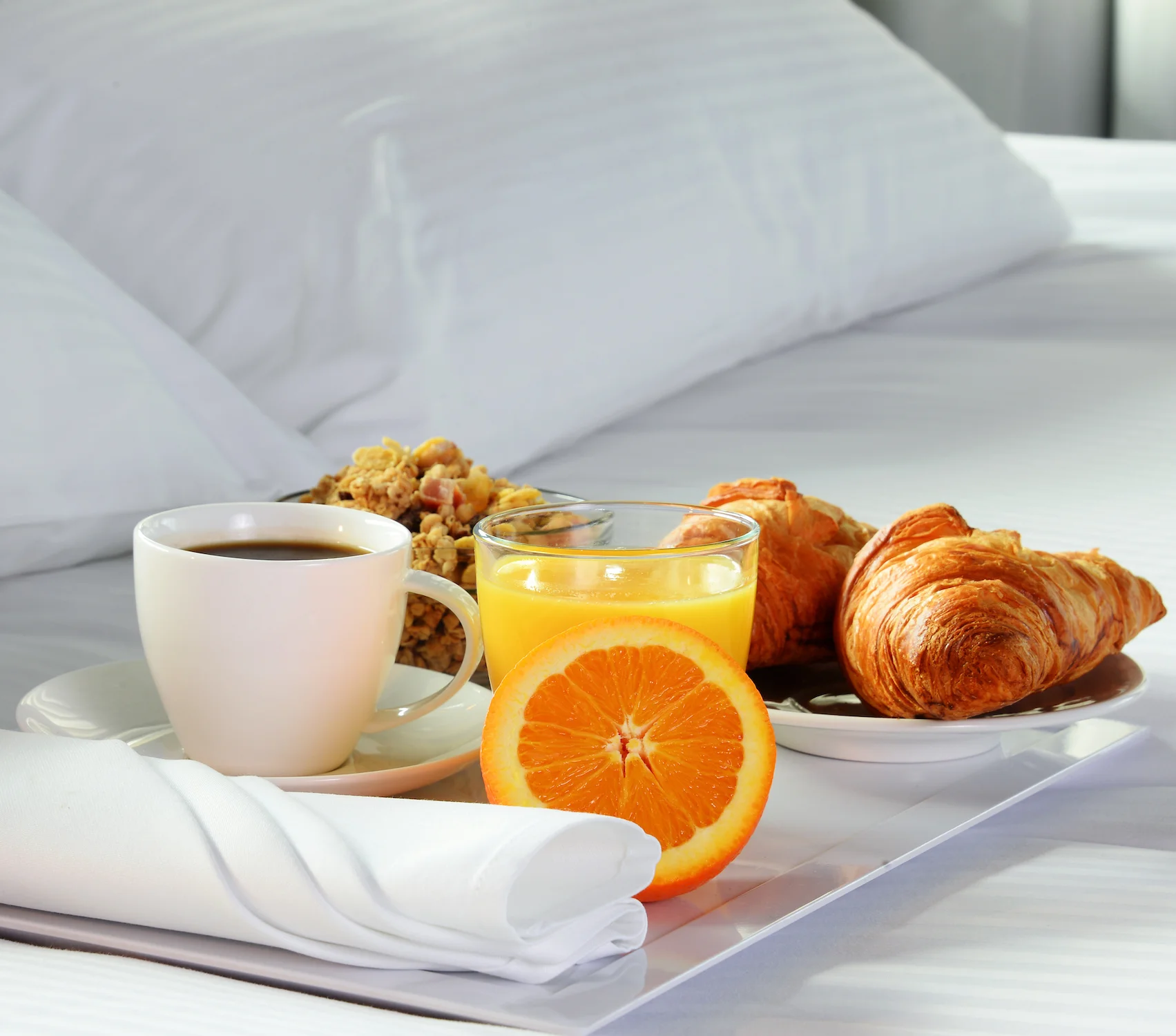 Hotel Breakfast In Bed